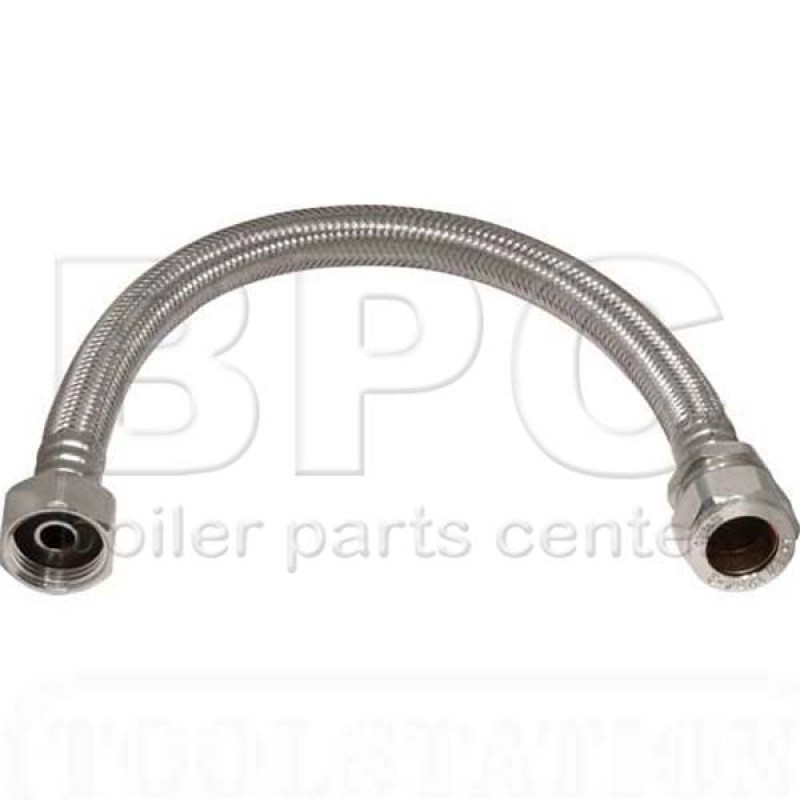 Flexible Tap Connector 15mm Compression - 3/4 Inch 500mm